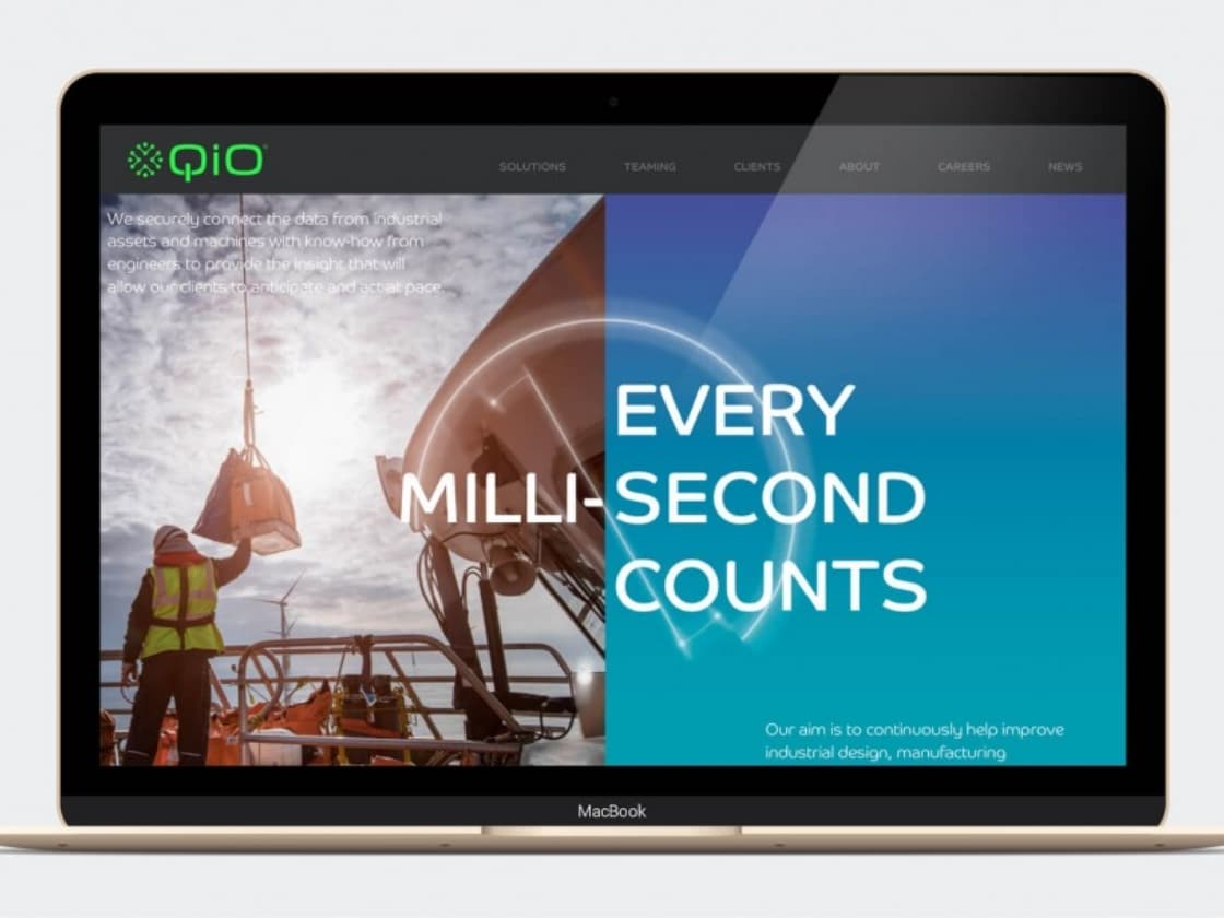 Every Millisecond Counts – QIO Technologies | Aeron Branding